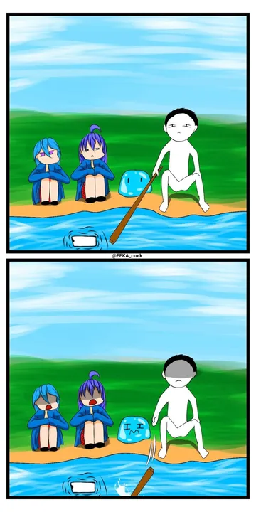 #7 meme.............. Hp merek apa ini bisa ngambang di air.? - Lahelu